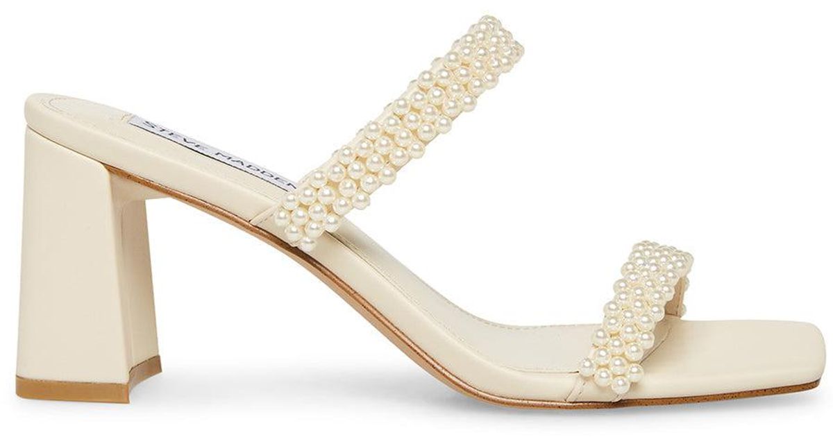 Steve Madden Lilah-P Bone in White | Lyst