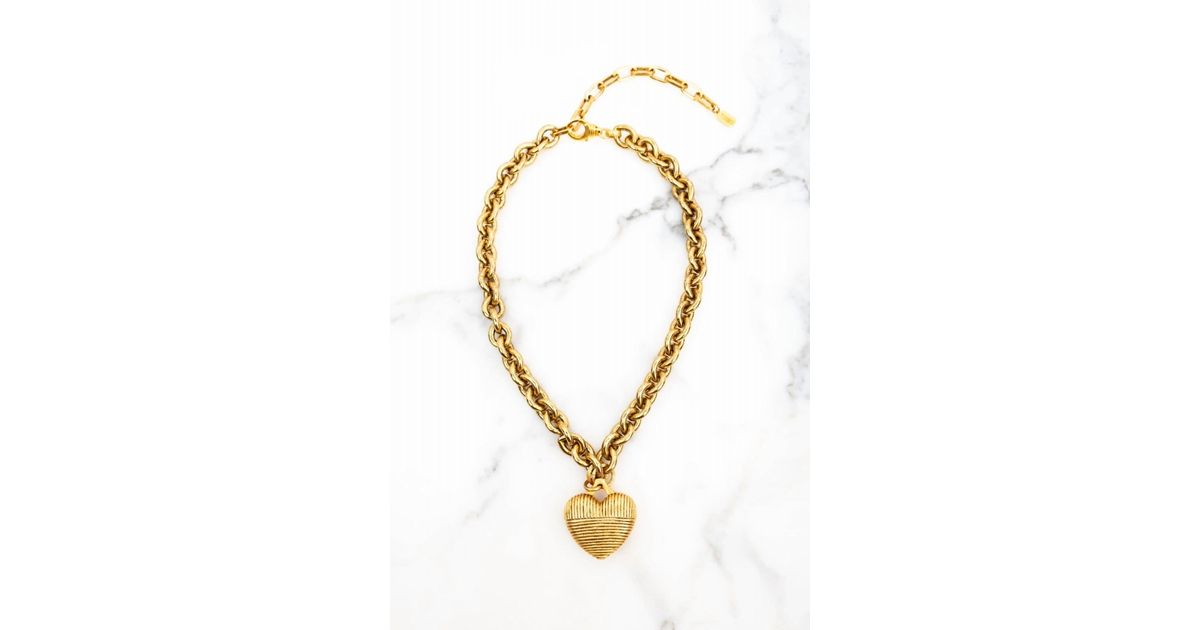 Elizabeth Cole Mallory Necklace in Metallic | Lyst