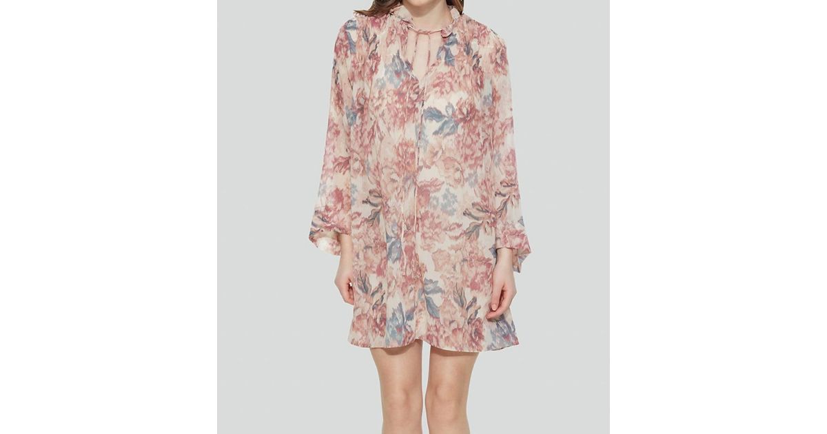 Dex Antique Dress in Pink | Lyst