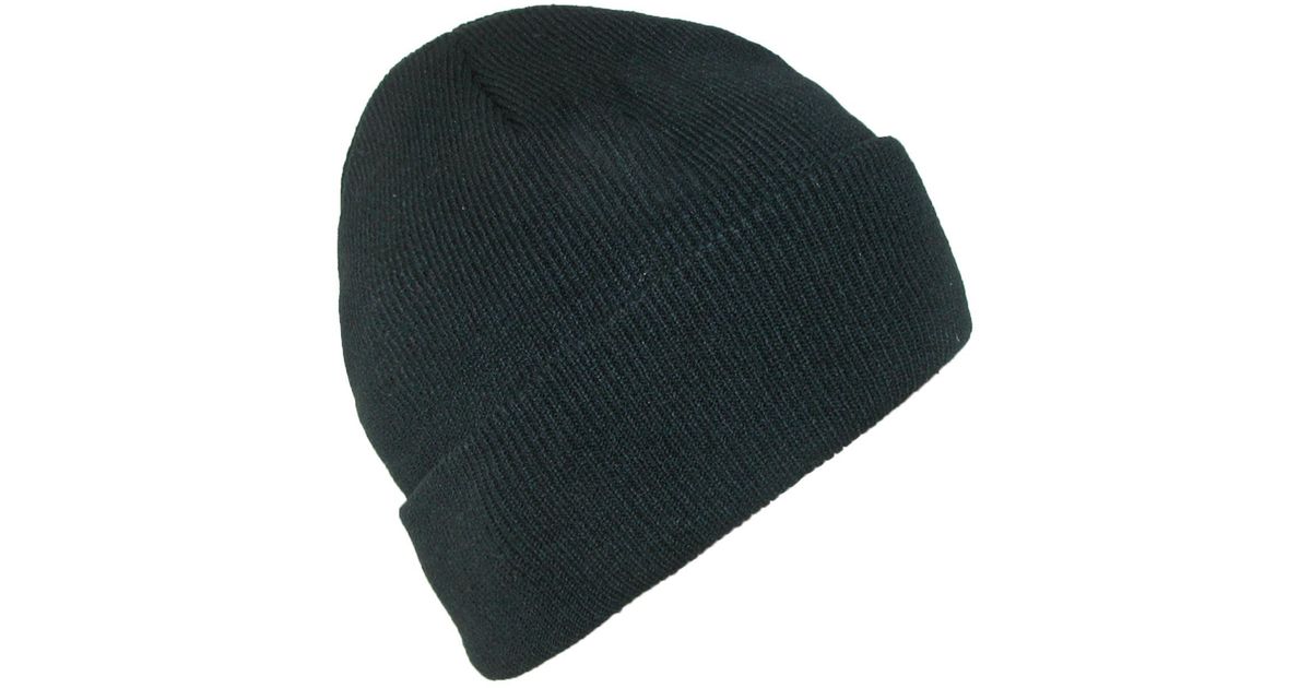 CTM Winter Stocking Knit Cuff Cap in Blue for Men | Lyst