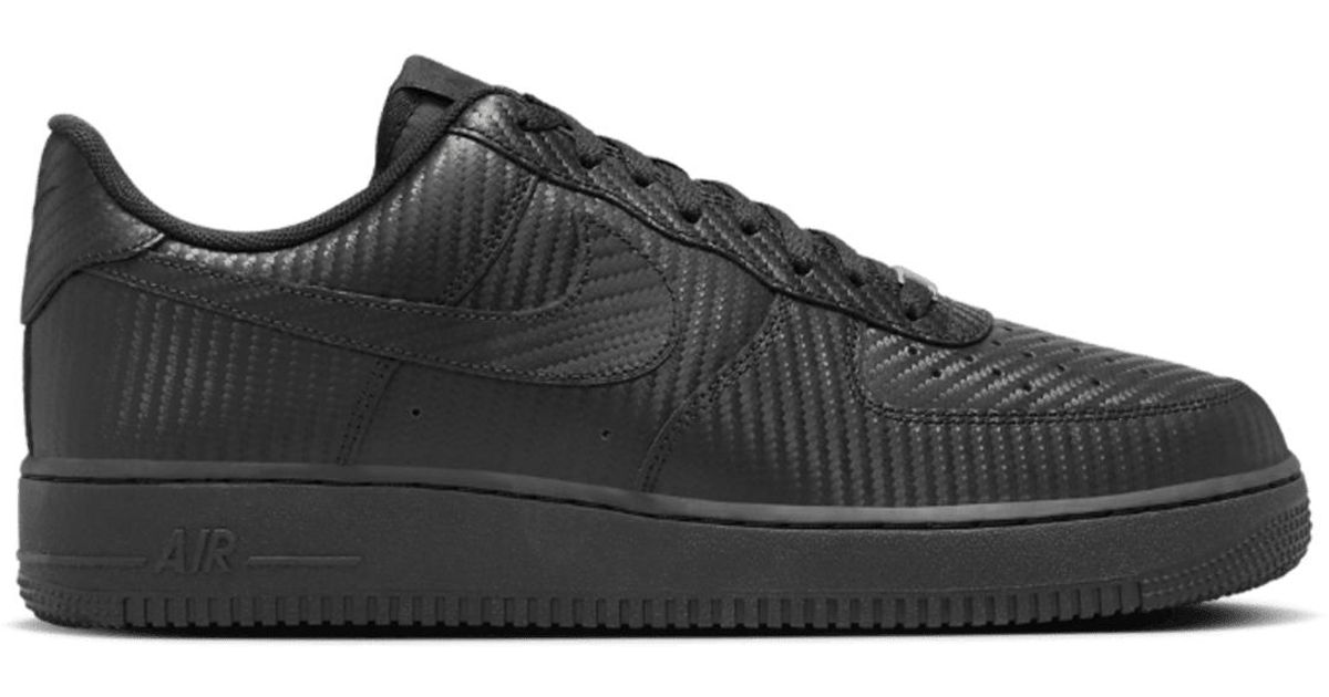 Nike Air Force 1 Low Carbon Fiber in Black for Men | Lyst
