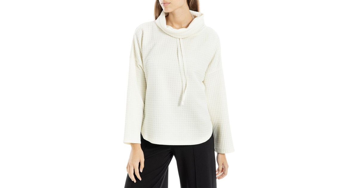 Max Studio Knit Top in White | Lyst