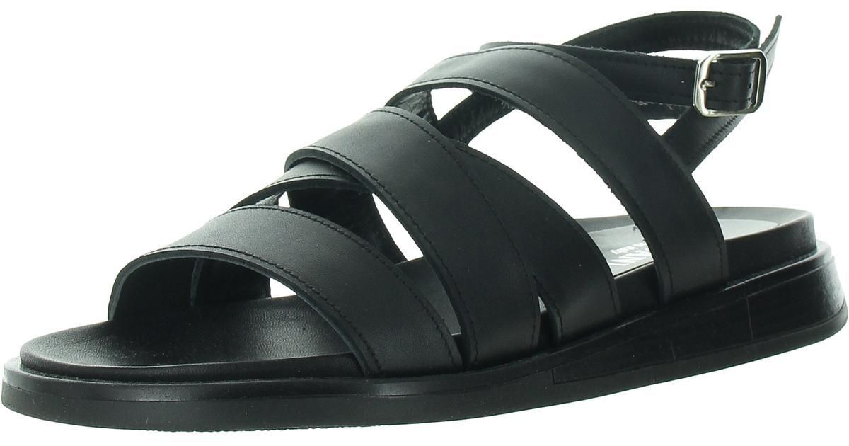 Cordani Krissy Strappy Leather Gladiator Sandals in Black | Lyst