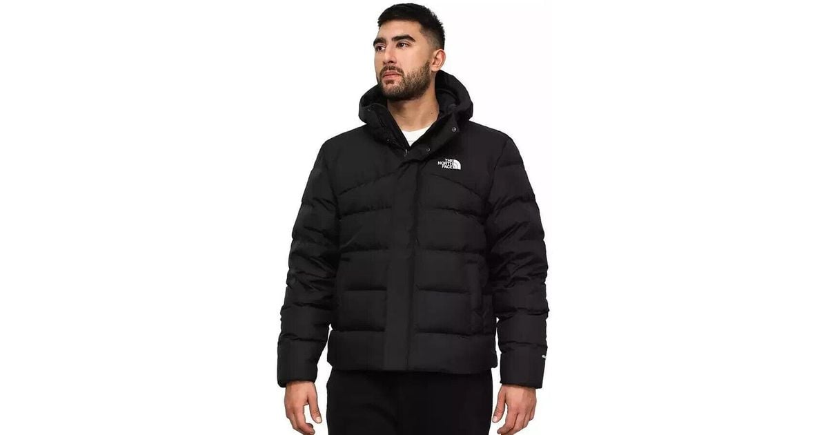 The North Face Baltic Down Puffer Hoodie Jacket in Black for Men | Lyst