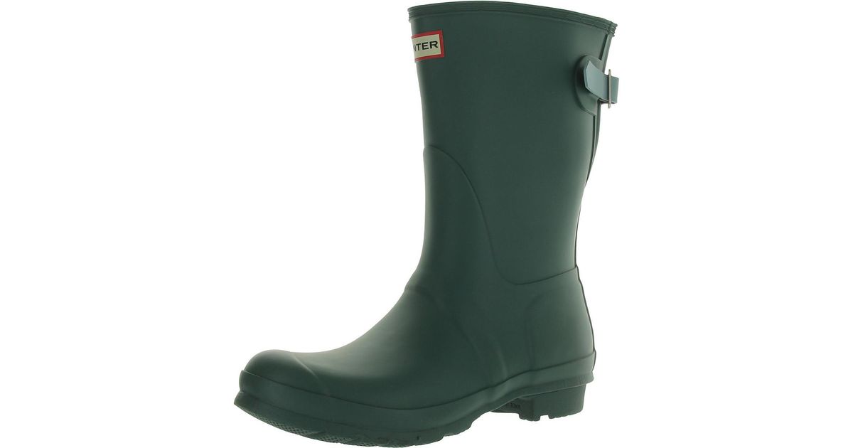 HUNTER Original Play Waterproof Tall Rain Boots in Green | Lyst
