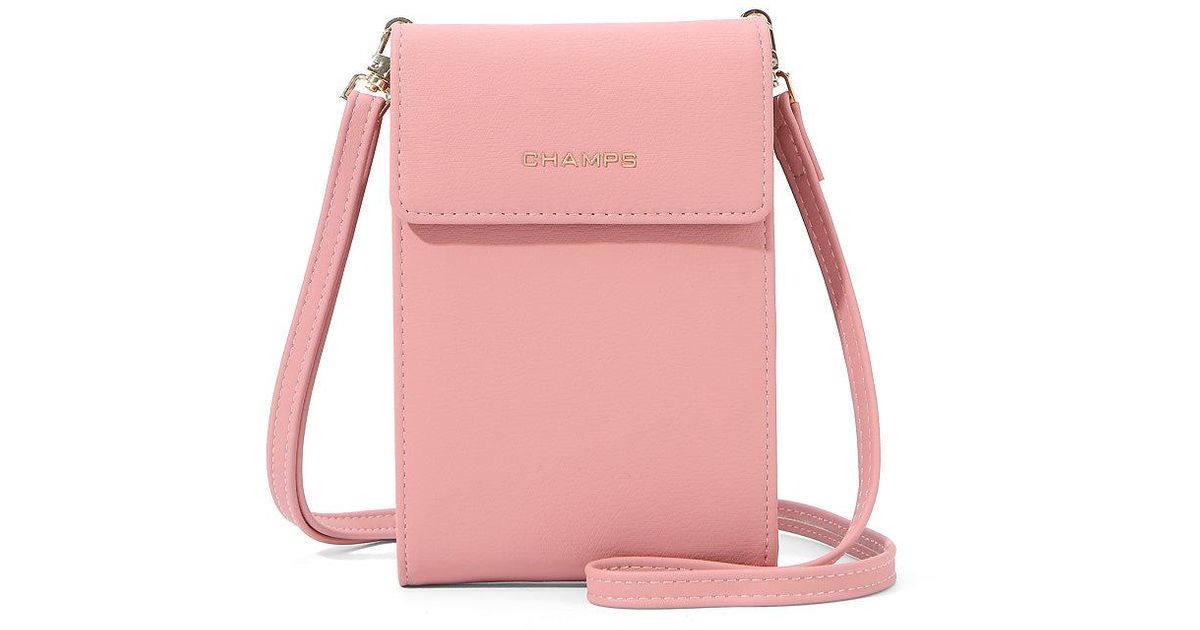 CHAMPS Iconic Smartphone Bag in Pink | Lyst