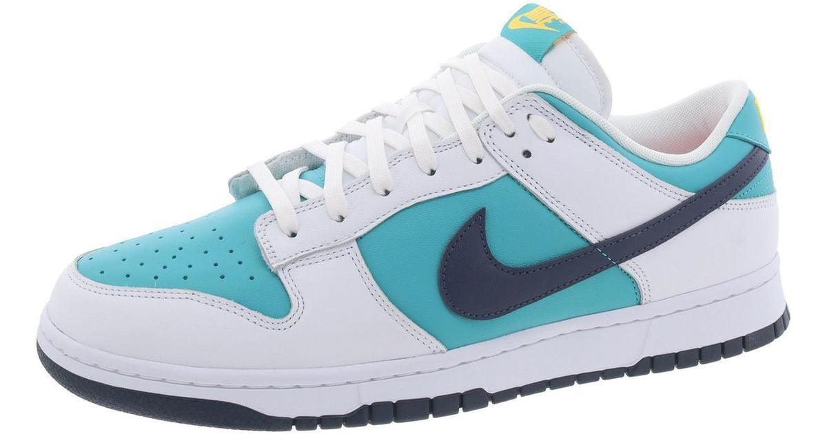 Nike Dunk Low Retro Fitness Workout Running & Training Shoes in Blue ...