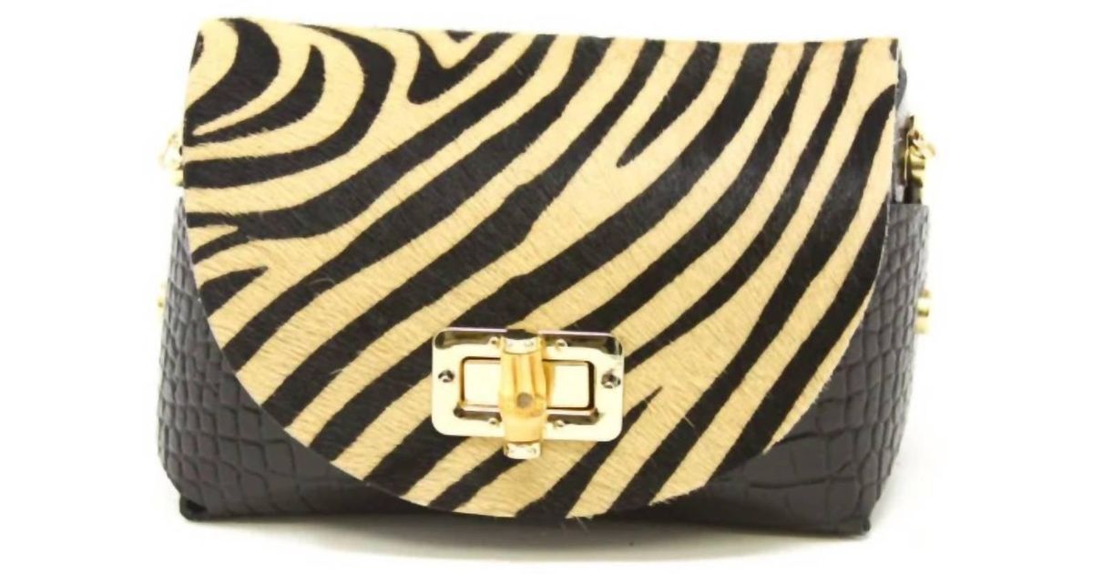 German Fuentes Leather Pouch Crossbody Bag in Metallic | Lyst