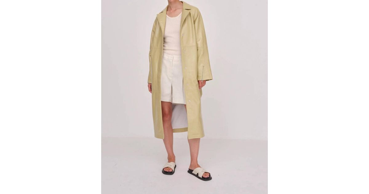 Herskind Puch Coat in Natural | Lyst