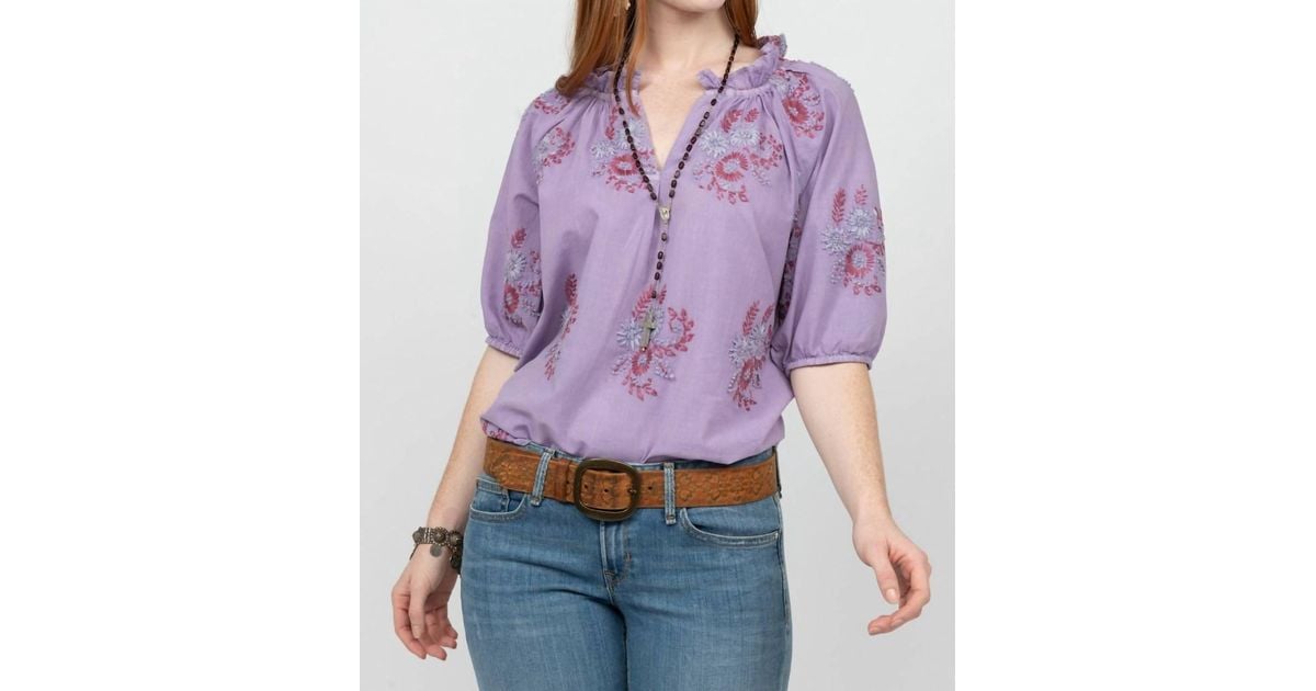 Sister Mary Anita Blouse in Purple | Lyst