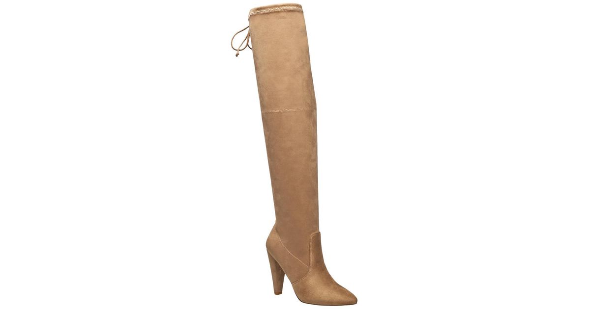 French Connection Fcjordn106Ds Lace-Up Faux Suede Over-The-Knee Boots ...
