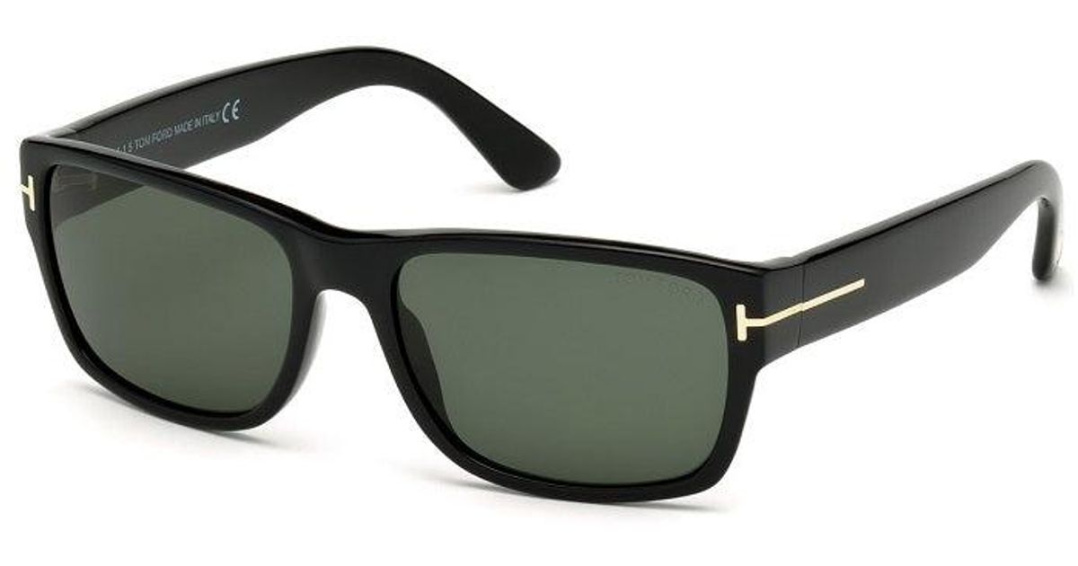 Tom Ford Square Full Rim, With A Shiny Frame And Lens in Green | Lyst