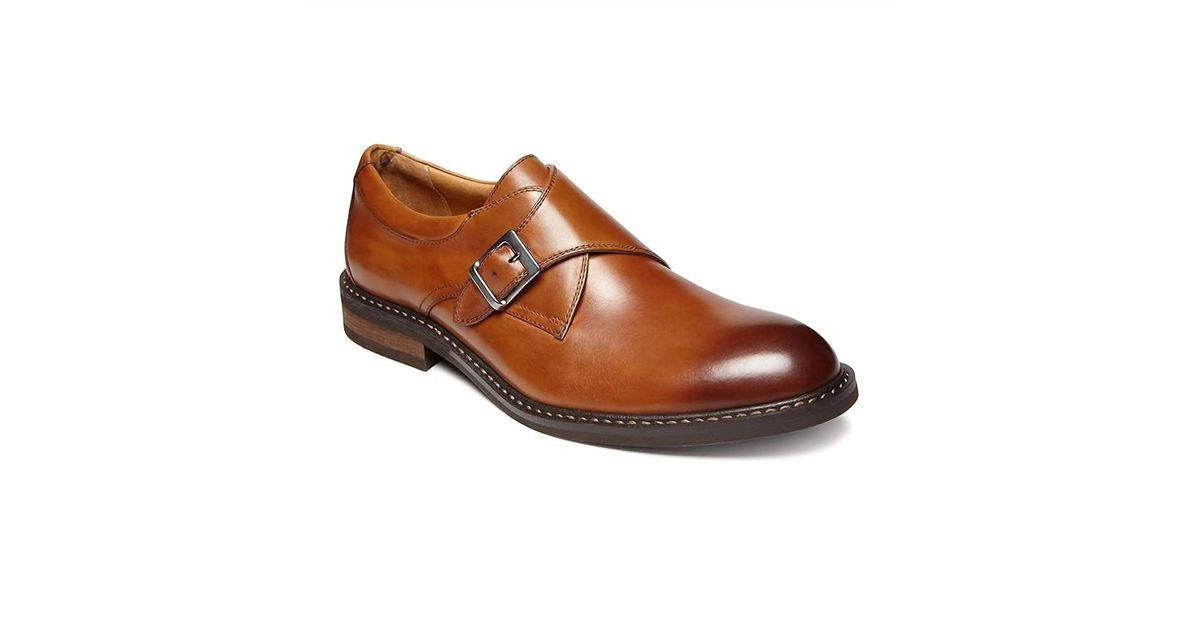 Vionic Anders Monk Strap Shoes in Brown for Men | Lyst