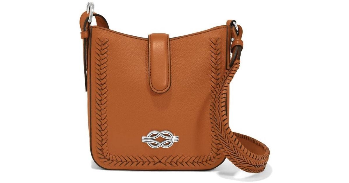 Brighton Fia Cross Body in Brown | Lyst
