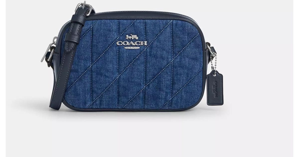 COACH Mini Jamie Camera Bag With Quilting in Blue | Lyst