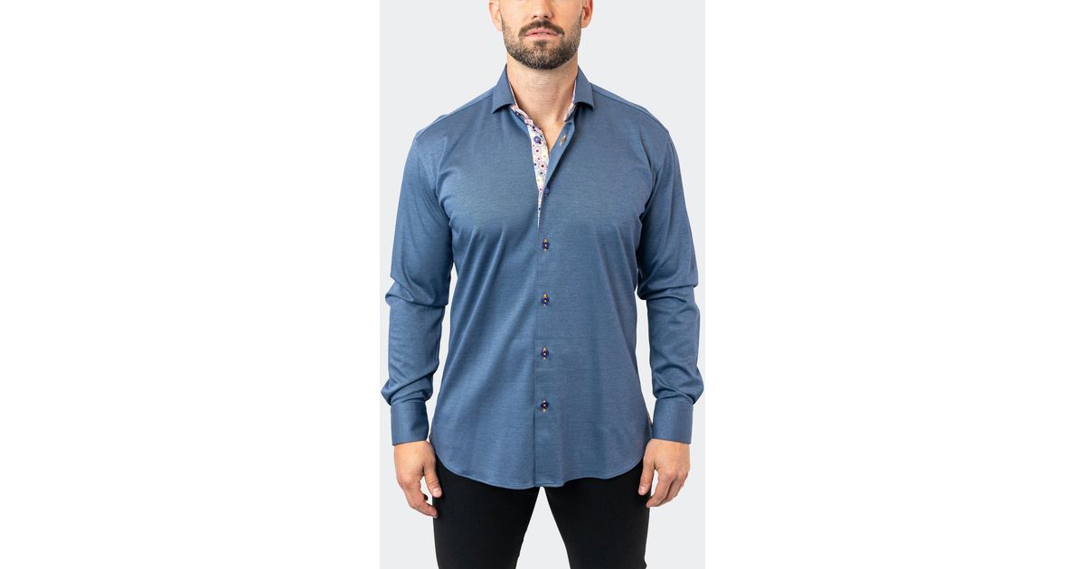 Maceoo Einstein Stretchharper in Blue for Men | Lyst