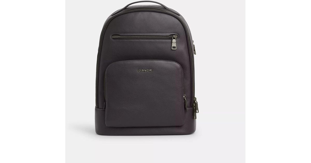 COACH Ethan Backpack in Black | Lyst