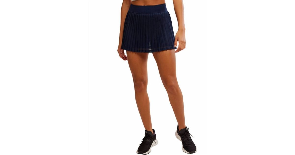 Fp Movement Rally Ruffle High-Rise Mini Skirt in Blue | Lyst