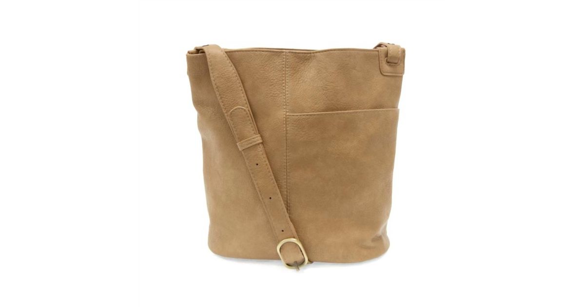 Joy Susan Bindi Front Pocket Bucket Bag in Natural | Lyst