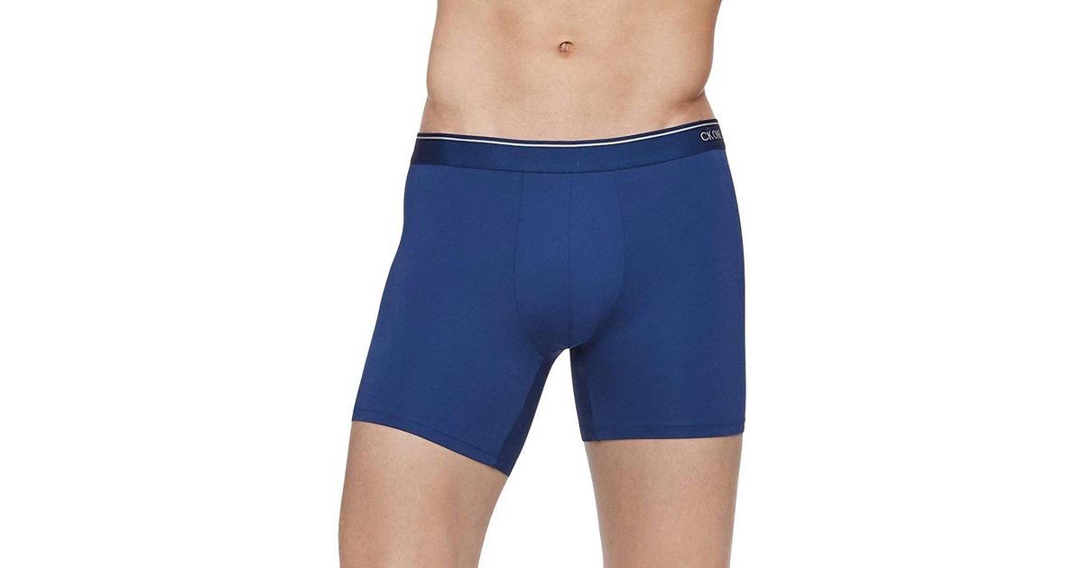 Calvin Klein One Micro Boxer Brief in Blue for Men | Lyst