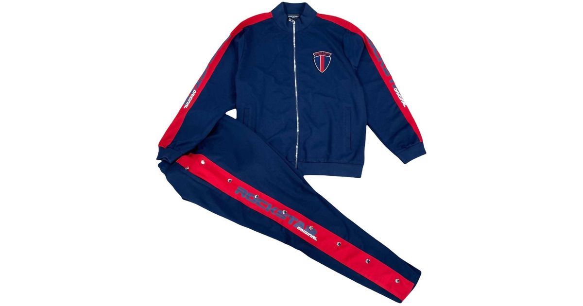 Rockstar Original Hector Track Suit Set in Blue for Men | Lyst