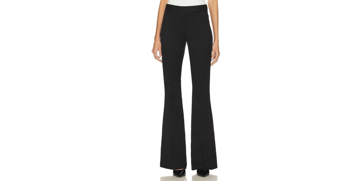 RTA Flared Trouser in Black | Lyst