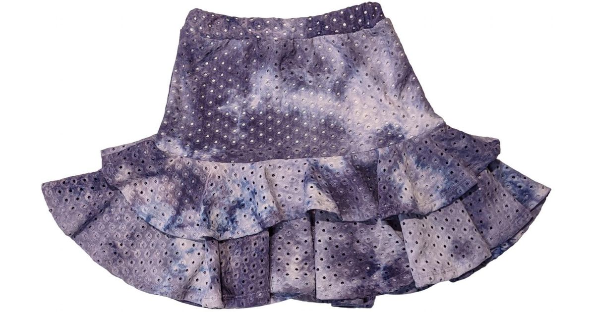 Area Code 407 Girls Tween 2-Tier Skirt in Purple | Lyst