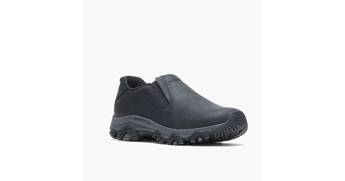 Merrell Moab Adventure Moc Waterproof Hiking Shoes in Blue for Men | Lyst
