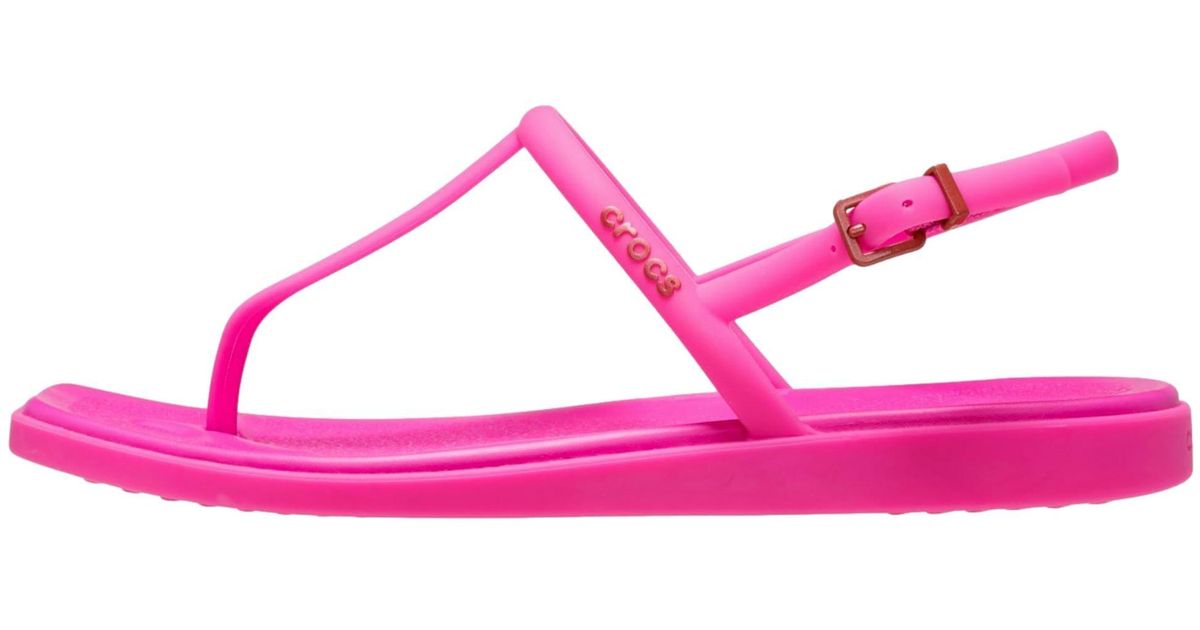 Crocs™ Miami Thong Sandal Crush 209793-6Tw in Pink | Lyst