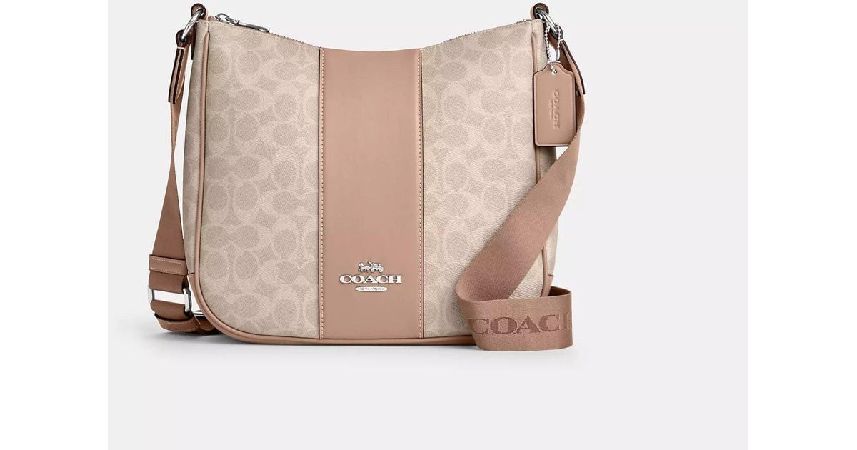 COACH Ellie File Bag in Pink | Lyst