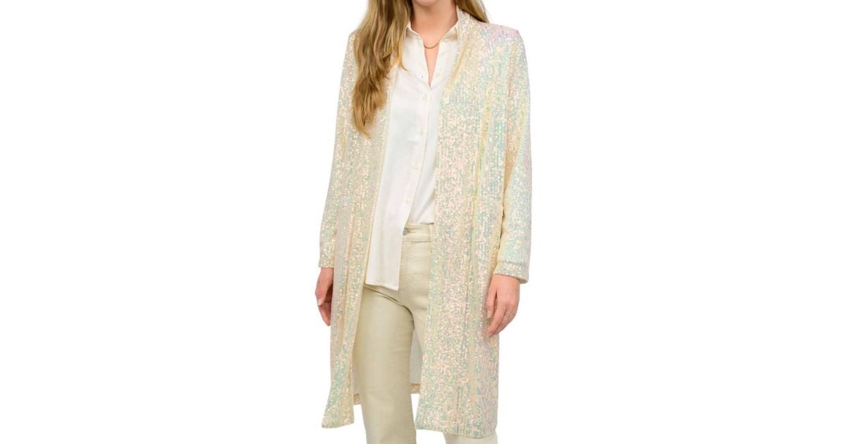 Sister Mary Sparkle Duster in Natural | Lyst