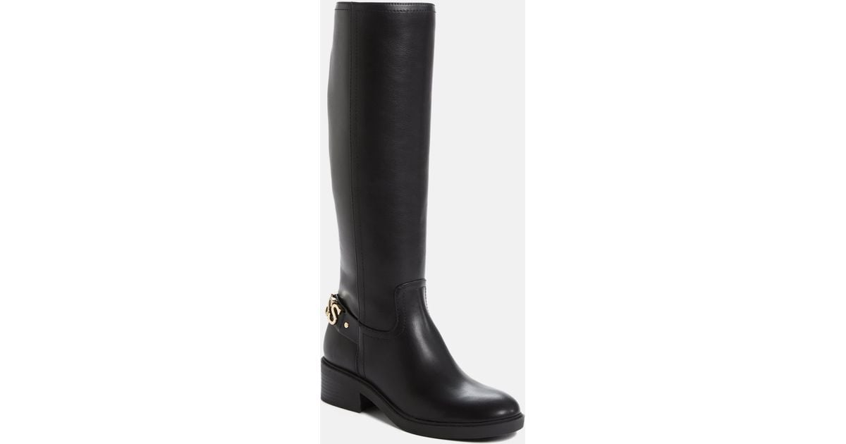 Guess Padmaa Riding Boots in Black | Lyst