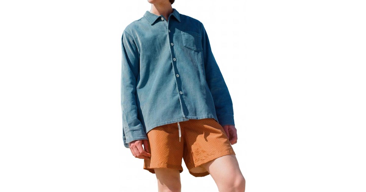 Bather Swim Trunks in Blue for Men | Lyst