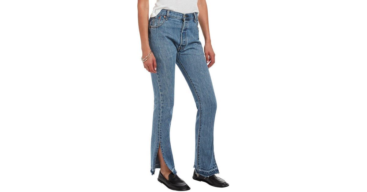 EB DENIM Unraveled Vintage Blue Original Fit Jean | Lyst