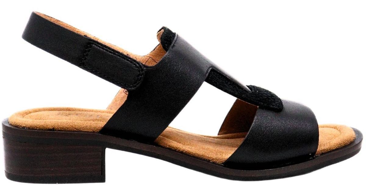 Salvia Maxim Sandals in Black | Lyst
