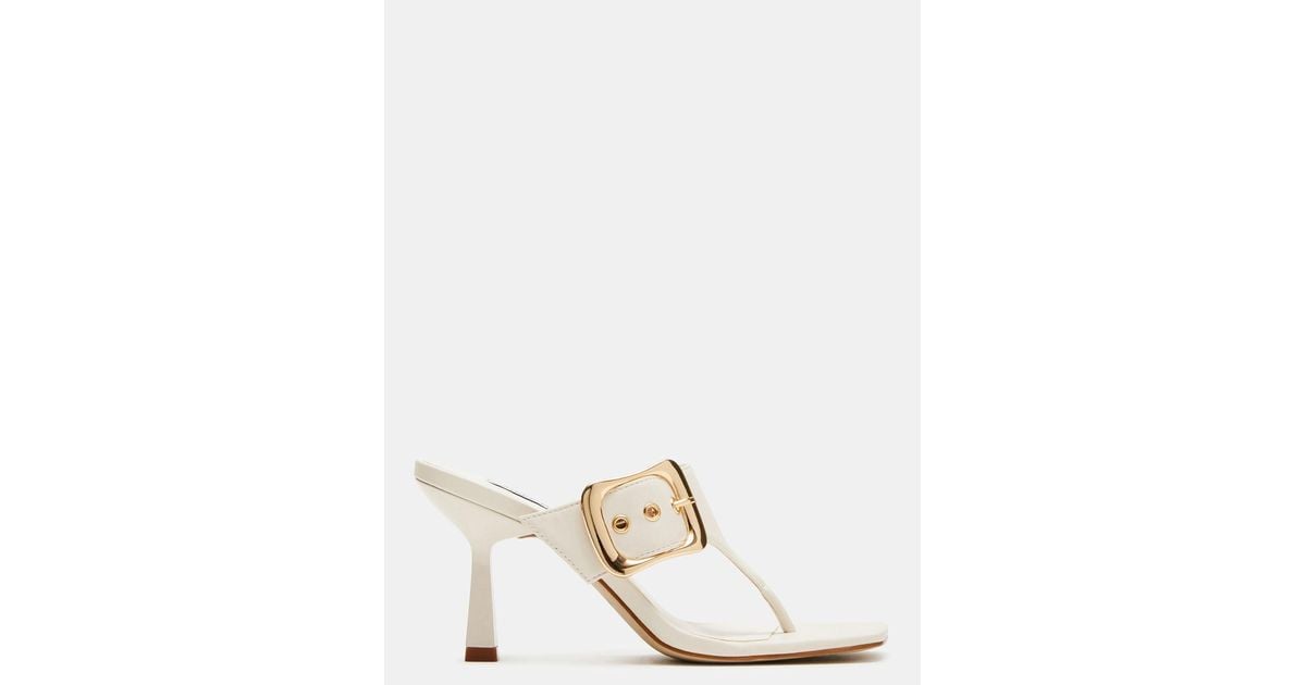 Steve Madden Chelle Bone Leather in Metallic | Lyst