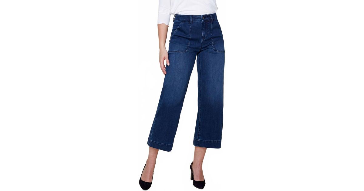 Renuar Gaucho Jean in Blue | Lyst