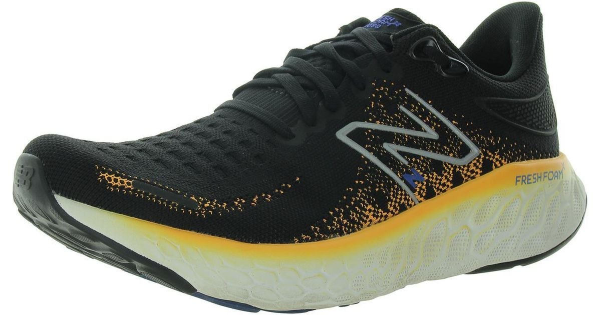 New Balance Fresh Foam X 1080V12 Mesh Lace Up Running & Training Shoes ...