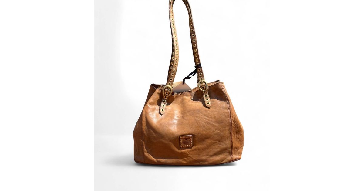 Campomaggi Military Shopping Bag in Brown | Lyst