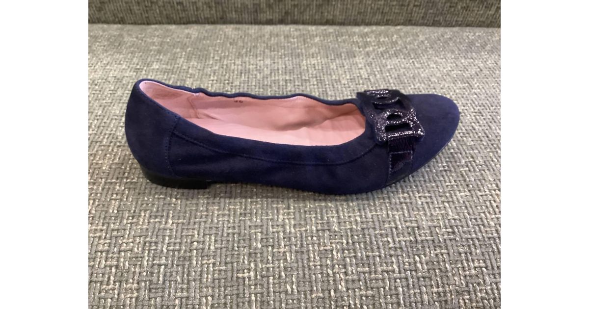Alissa Collins Flats in Blue | Lyst