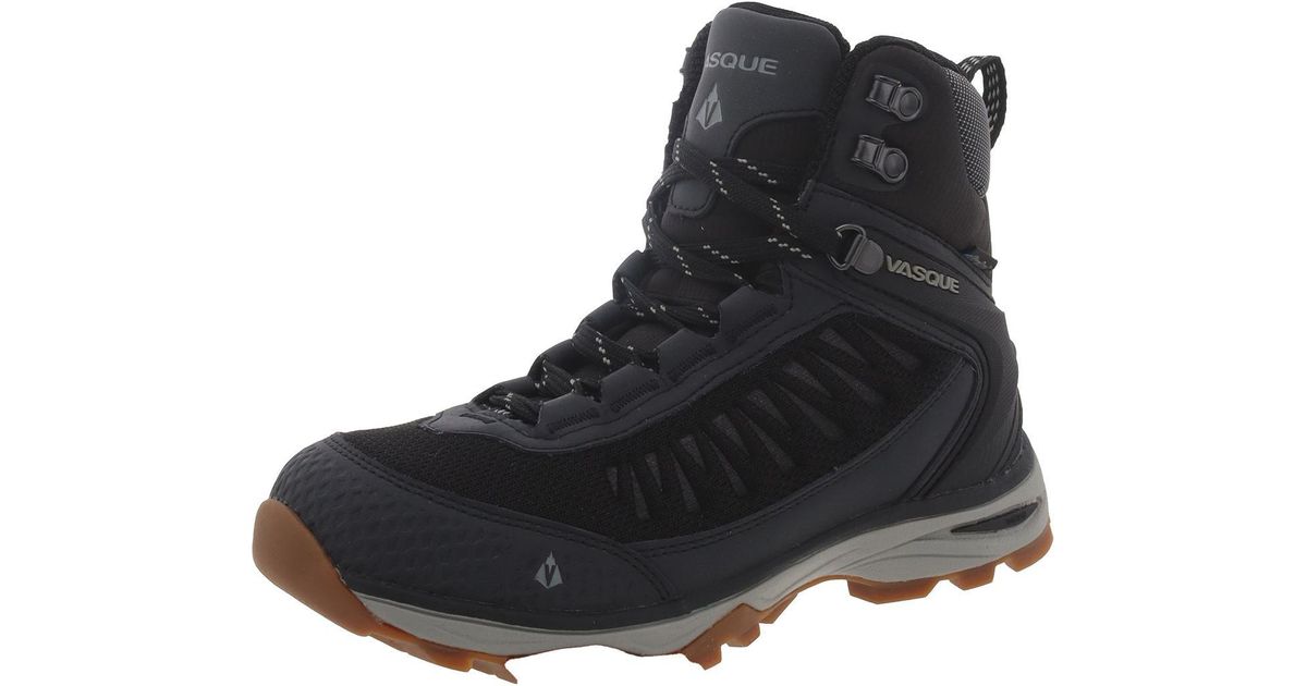 Vasque Coldspark Leather Lace-Up Hiking Boots in Black | Lyst