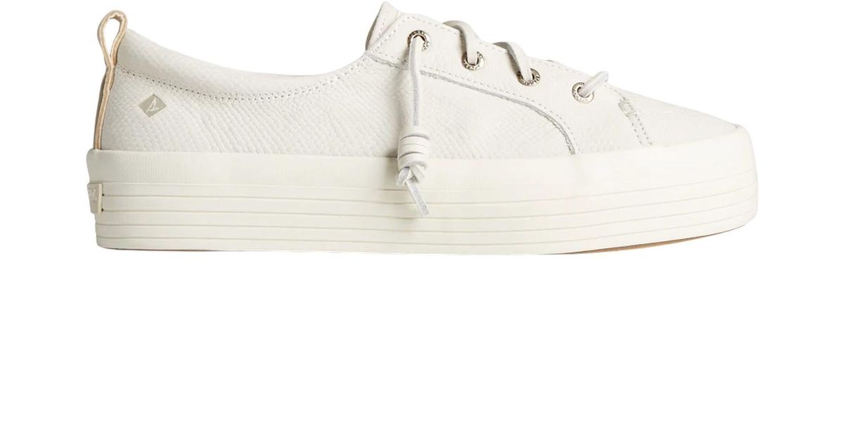 Sperry Top-Sider Crest Vibe Platform Sneaker in White | Lyst