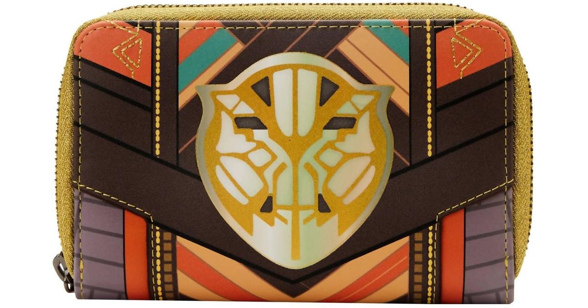 Loungefly Panther Okoye Cosplay Wallet in Metallic | Lyst