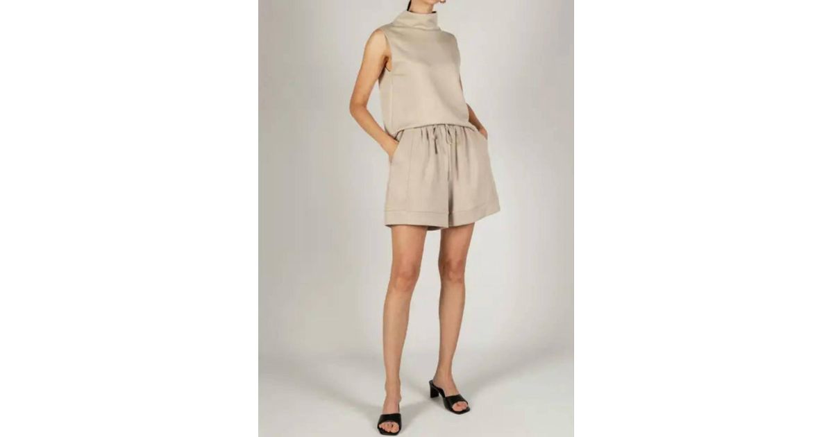 P.Cill Modal Shorts in Natural | Lyst