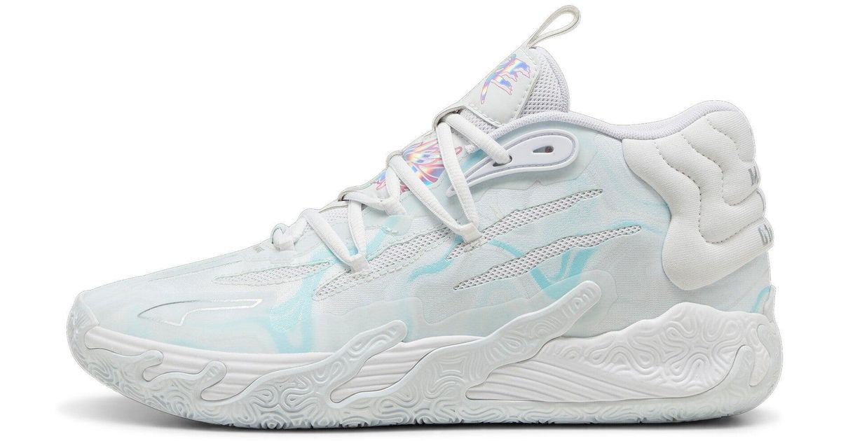 PUMA X Lamelo Ball Mb.03 Iridescent Basketball Shoes in White for Men ...