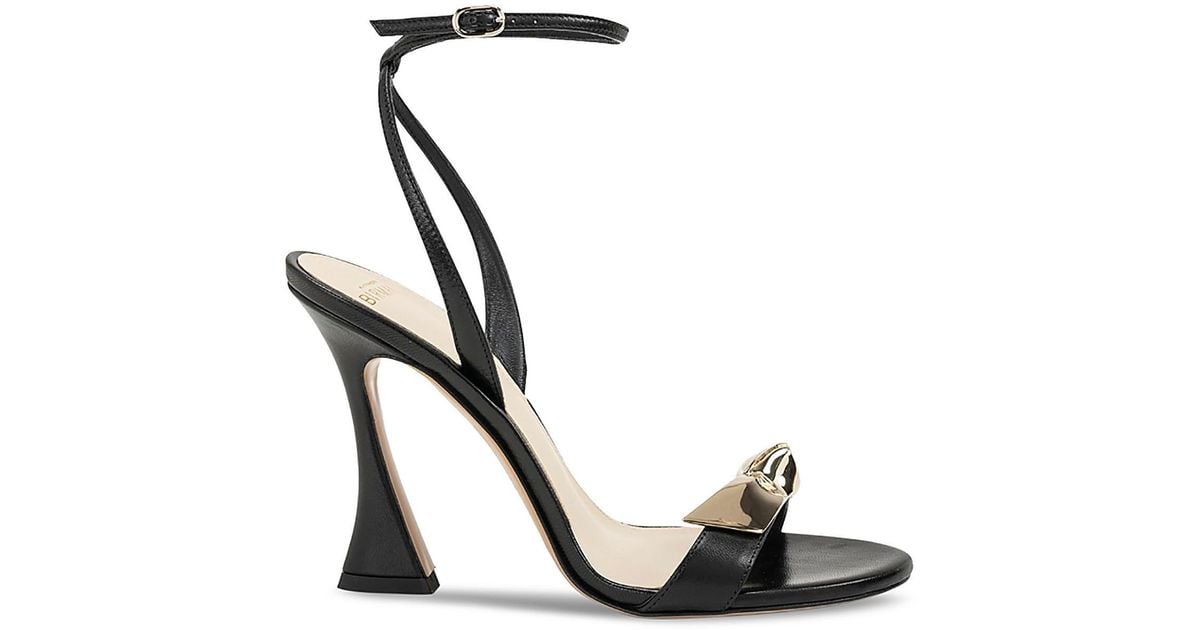 Alexandre Birman Leather Adjustable Heels in Black | Lyst