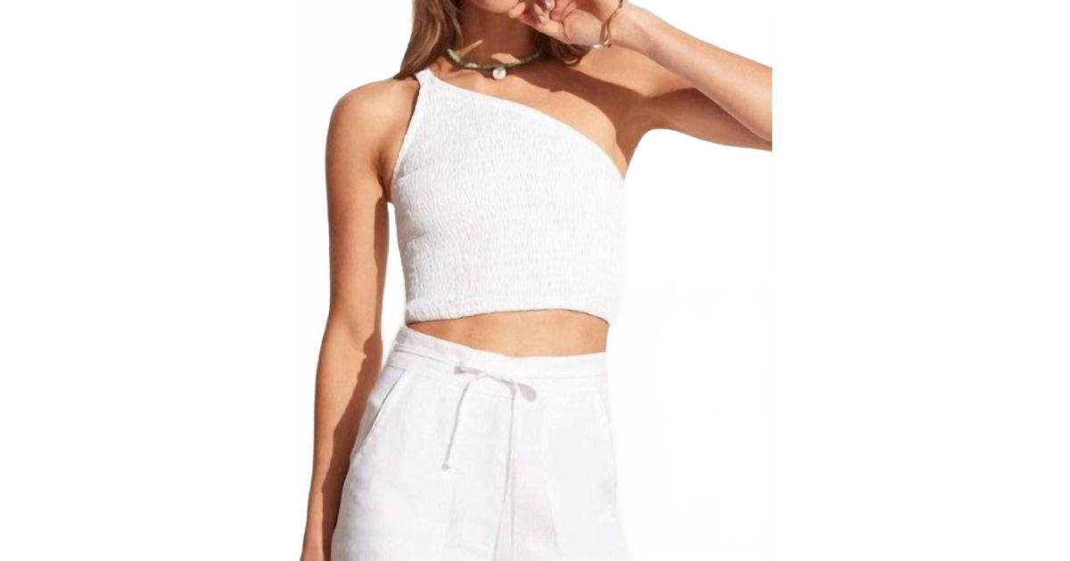 Faithfull the Brand Le Manoa Top in White | Lyst