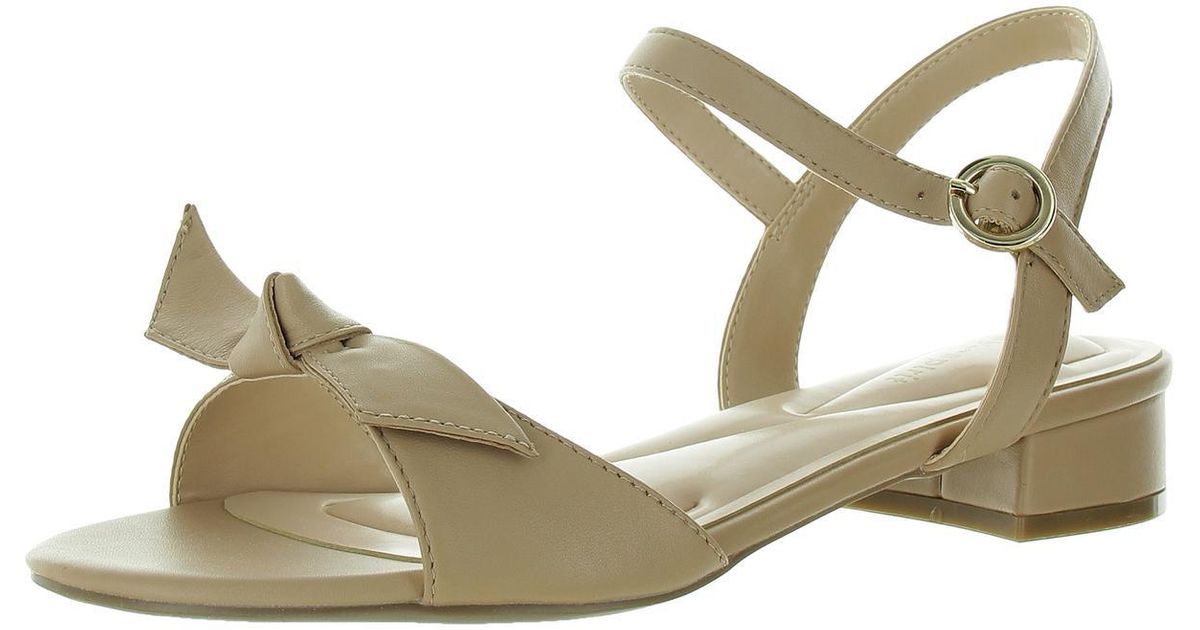 Easy Spirit Ginova Strappy Faux Leather Slingback Sandals in Metallic ...