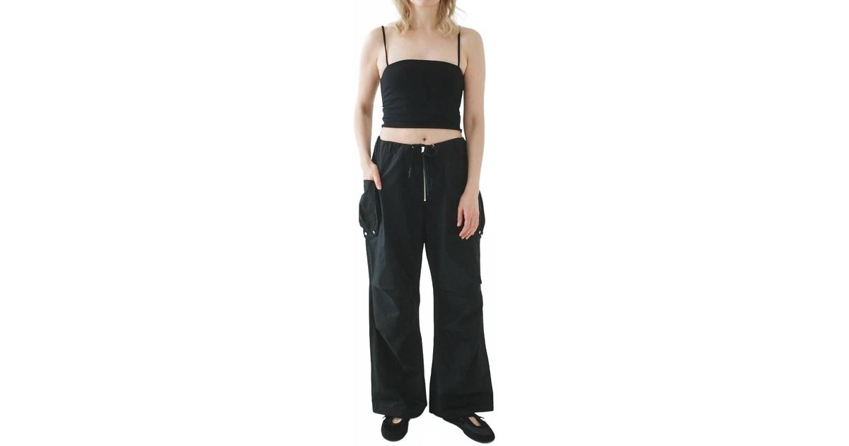T.W.I.N. That’s What I Need Cargo Wide Leg Pants in Black | Lyst