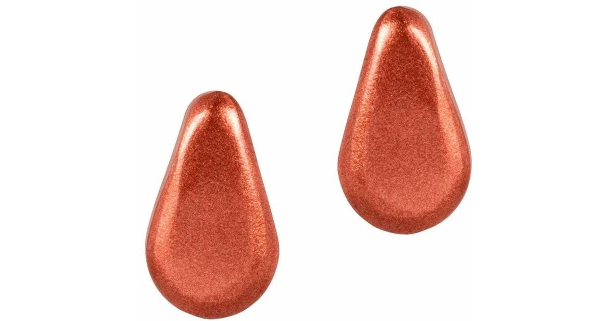 SUNSHINE TIENDA Mini Atole Studs in Orange | Lyst